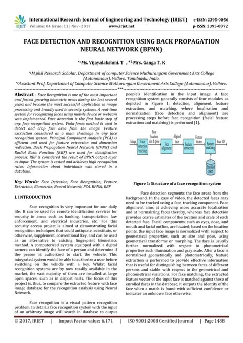 face detection and recognition using back propagation neural network bpnn pdf