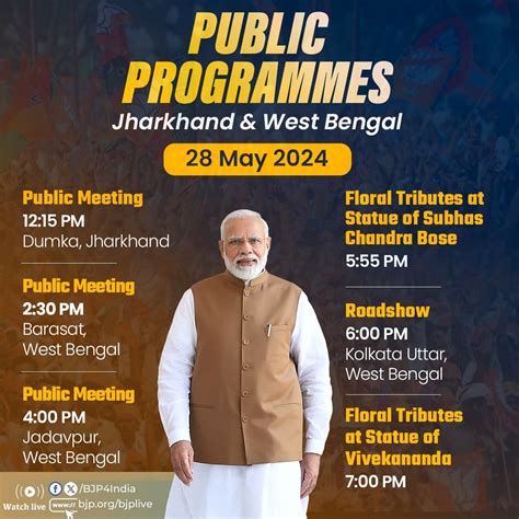 Prime Minister Shri Narendra Modi S Public Programmes In Jharkhand And
