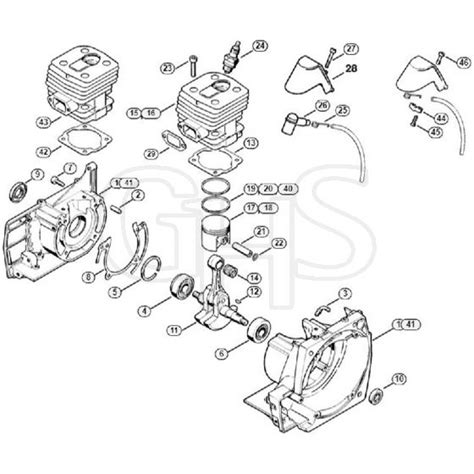 Genuine Stihl FS360 A Crankcase Cylinder GHS