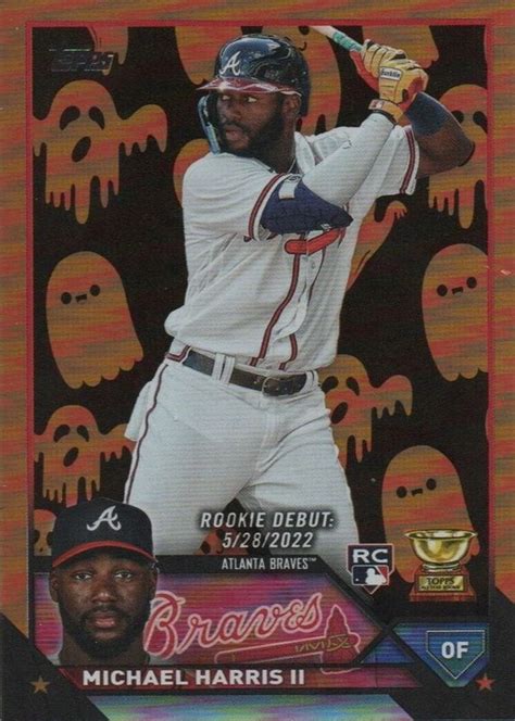 Michael Harris Ii Topps Update Us Rookie Debut Ghost Foil