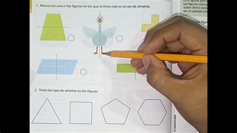 Ejes De Simetr A De Una Figura Youtube