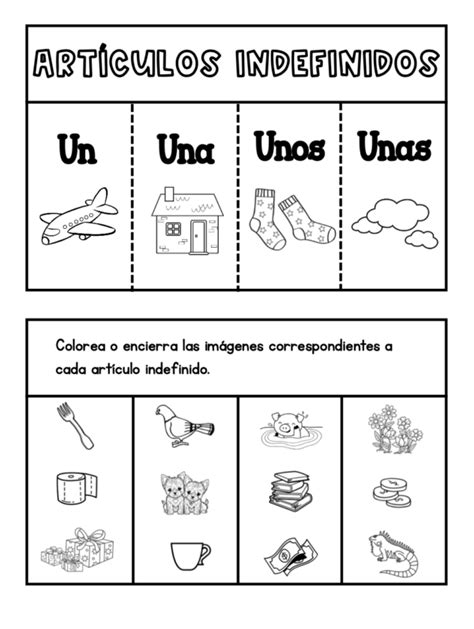 Artículos definidos e indefinidos XPPP