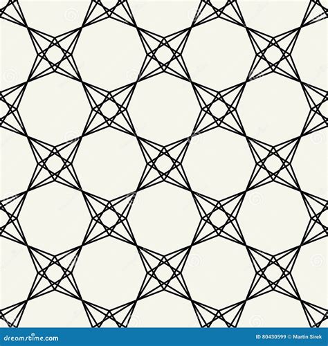 Abstract Geometric Black And White Graphic Design Pattern Stock Vector