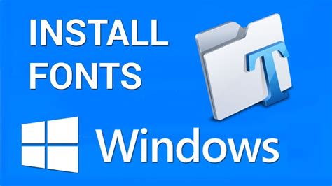 How To Install Fonts In Windows Just IT Tricks YouTube