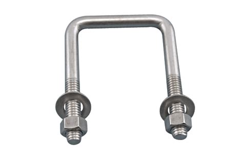Stainless Steel Square U Bolt Set In In X In