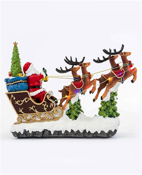 Slitta Babbo Natale Con Movimento E Luci Natale 2020 Millemotivi