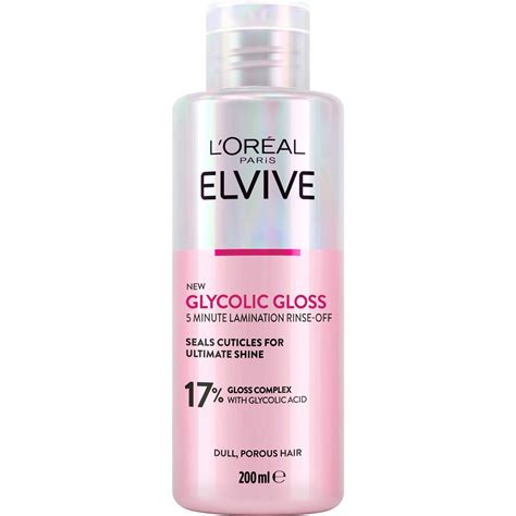 L Oreal Paris Elvive Glycolic Gloss 5 Minute Lamination Rinse Off 200ml
