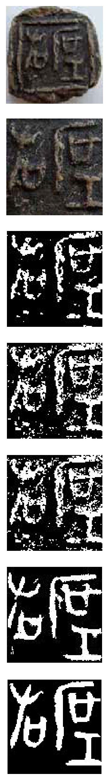 the segmentation results using different methods including 2d otsu ga download scientific