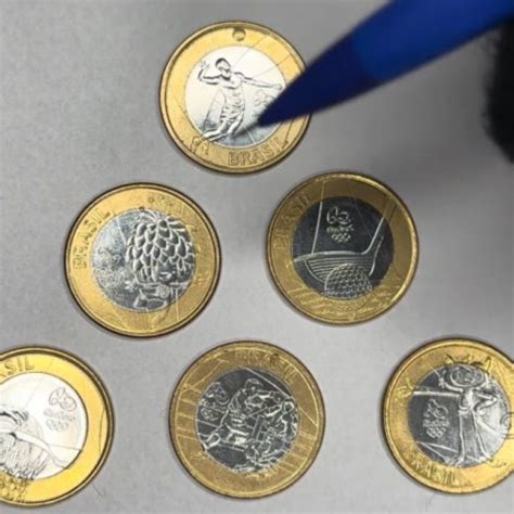 Quase R 5MIL conheça as 6 moedas raras de 1 Real das OLIMPÍADAS mais