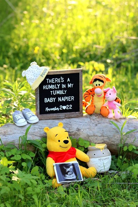 Disney Baby Announcement Baby Announcement Pictures Cute Pregnancy