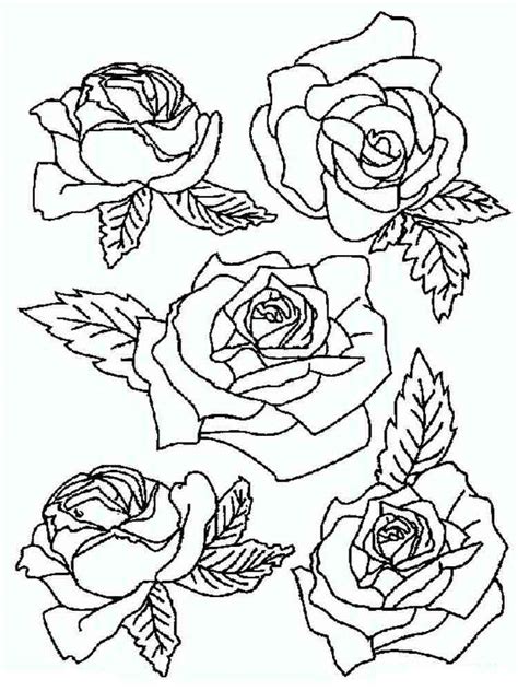 Free Printable Rose Coloring Pages Printable Word Searches