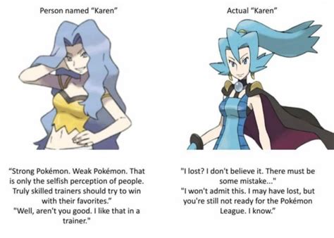 Person Named Karen Vs Actual Karen Karen Pokemon Know Your Meme