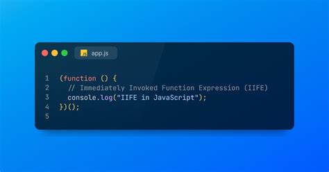 introduction to iife in javascript what is an iife a comprehensive overview by tushar