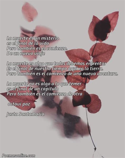 5 Mejores Poemas Sobre La Muerte Octavio Paz Poemas Online