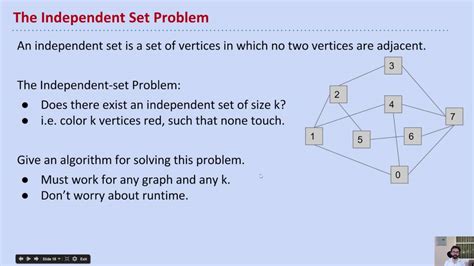 lecture 39 video 3 reductions and independent set youtube