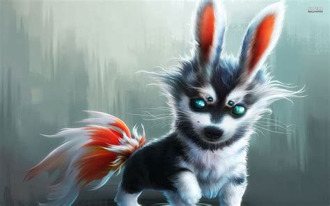 Cute Baby Wolf Mythical Creatures Art Cute Fantasy Creatures
