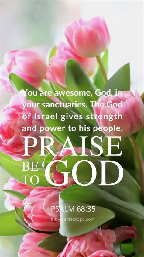 Spring Tulips Psalm Encouraging Bible Verses