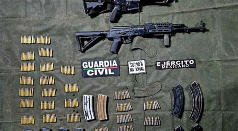 SSP SSP Sedena Y GN Decomisan Armas Largas Y 300 Municiones En