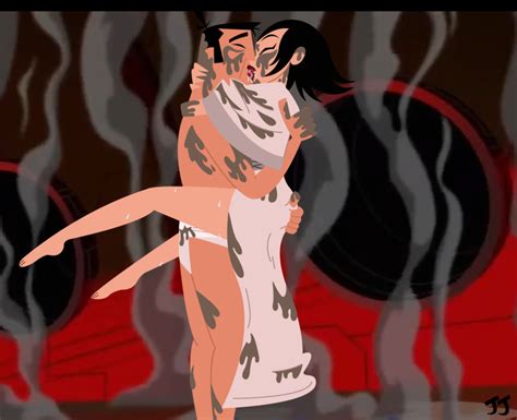 Rule 34 Ashi Samurai Jack Daughters Of Aku Edit Jonnyjonnino Kissing Mud Samurai Jack