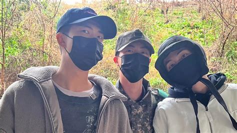 Jin Dan J Hope BTS Bikin Kejutan Ikut Melepas Taehyung Atau V Dan RM