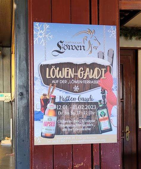 Speisekarte Von Gasthaus Zum L Wen Restaurant Buchen