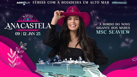 Navio da Ana Castela terá Gustavo Mioto João Gomes e Zé Neto e