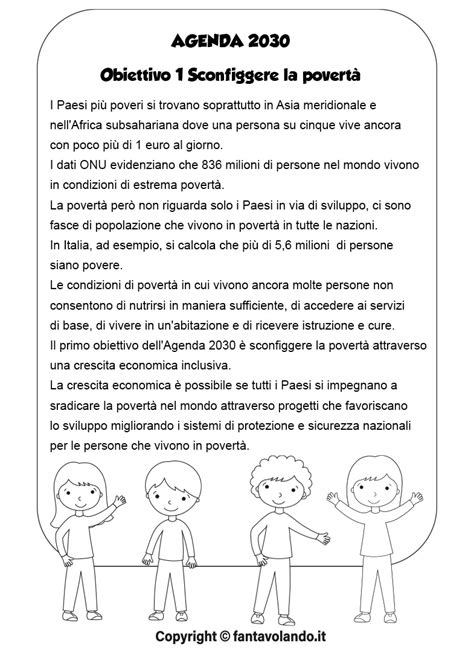 Agenda 2030 Percorso Per La Scuola Primaria Obiettivo 1 Sconfiggere La