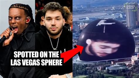 Playboi Carti Adin Ross Appear On Las Vegas Sphere Hd This Is Crazy