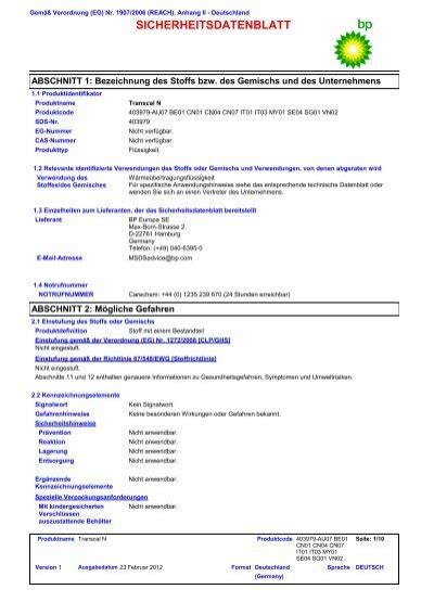 Sicherheitsdatenblatt Bp Pds Msds Search