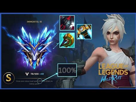 Riven Jungle Wild Rift LegendaryQ Patch 3 3c Season 6 YouTube