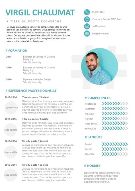 Mod Les De Cv Gratuit T L Charger Et Remplir