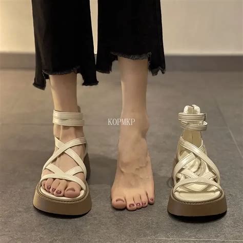 Sand Lias Romanas Ocas Para Mulheres Sapatos De Grife Casual Feminino