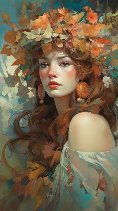 Female Art Painting Artwork Painting Paintings Fantasy Art Women