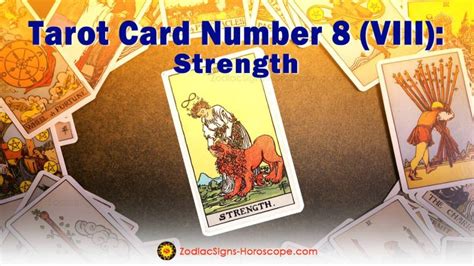 Carta del Tarot número 8 Significado de las cartas del Tarot de la