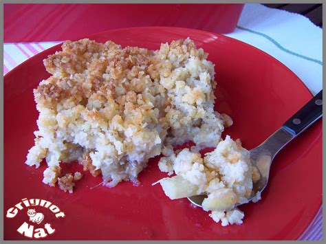 Crumble Ananas Banane Noix De Coco Grignot Nat