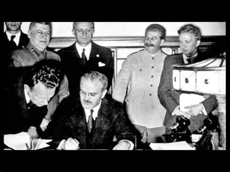 Rd August Nazi Soviet Pact Signed By Molotov And Ribbentrop