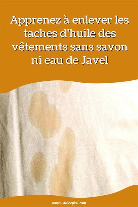 An Orange And White Poster With The Words Apprenza Enveler Les Taches D