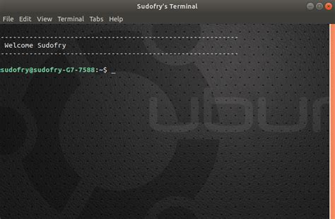 Add A Custom Welcome Message To Your Terminal Sudofry