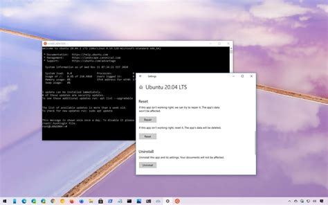 How To Reset Wsl Linux Distro On Windows Pureinfotech