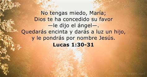 24 de diciembre de 2021 Versículo de la Biblia del día Lucas 1 30
