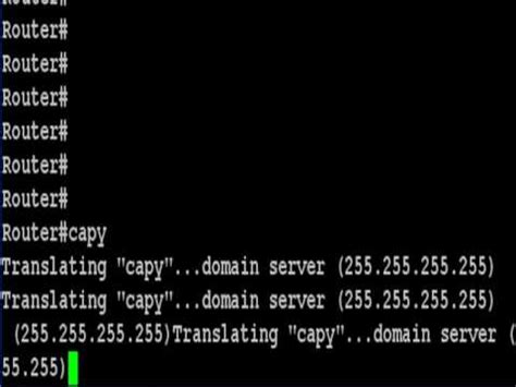 Cisco Ccna Commands No Ip Domain Lookup Youtube