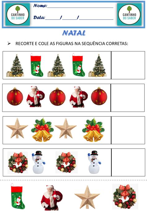 como trabalhar o natal as crianças atividades Atividades para