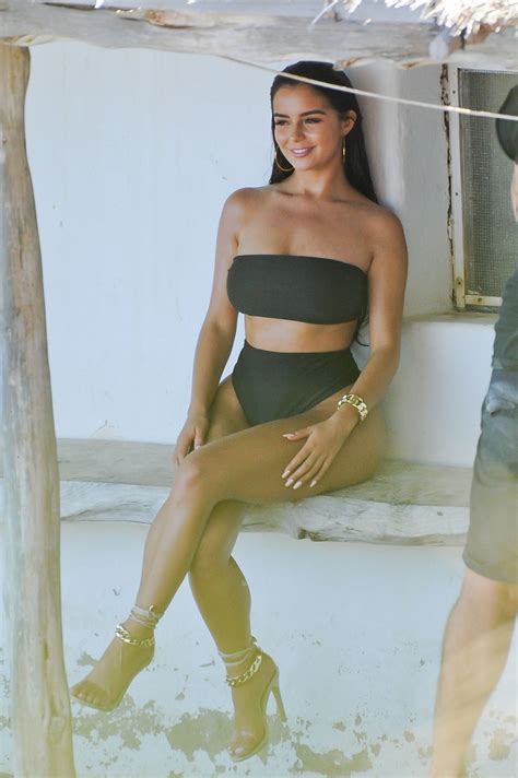 Demi Rose Photoshoot For Her New Ibiza By Demi Rose Bikini Range In