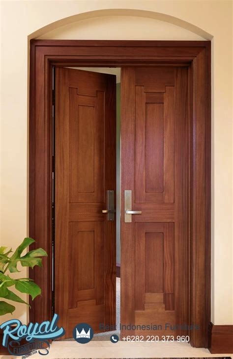 Kusen Pintu Kayu Jati Minimalis Jepara Elegan Jual Pintu Minimalis