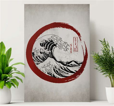 Tableau Art Japon Grande Vague De Kanagawa TenStickers