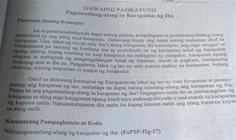Repleksiyon Ang Aking Natutunan Sa Araling Ito Ay