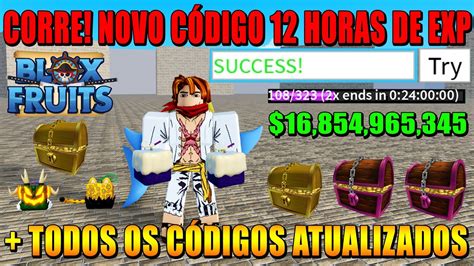 NOVO CÓDIGO DE 12 HORAS DE EXP TODOS OS CÓDIGOS ATUALIZADOS DO BLOX