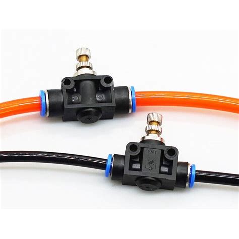 SA 6 6mm Pneumatic Flow Speed Control Valve