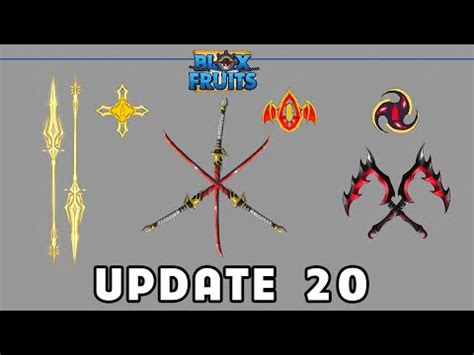 UPDATE 20 Official All Swords SNEAK And PEAK Blox Fruits YouTube