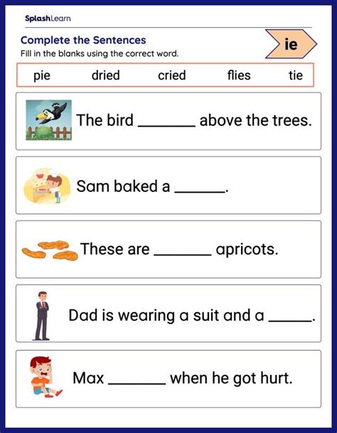 fill in the blanks with the correct word ela worksheets splashlearn hot sex picture